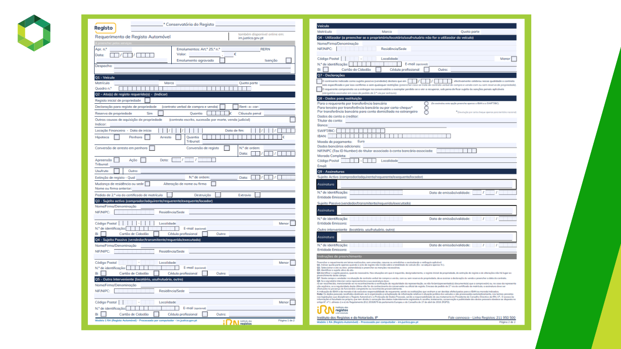 Declaração de Venda Automóvel: Como Preencher?